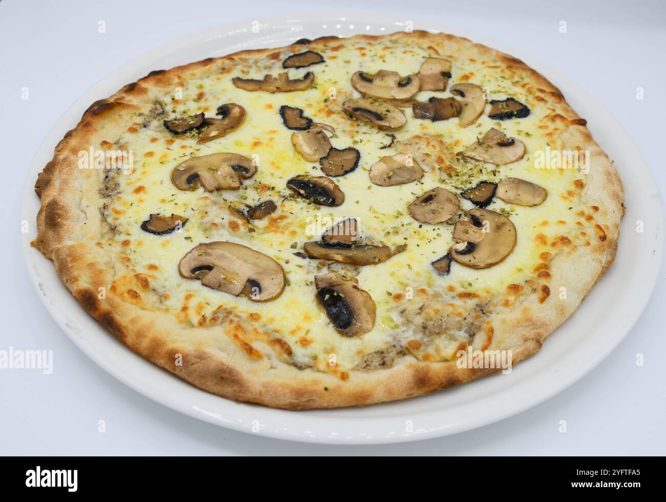 Different Italian pizzas with fresh ingredients Stock Photo - Alamy