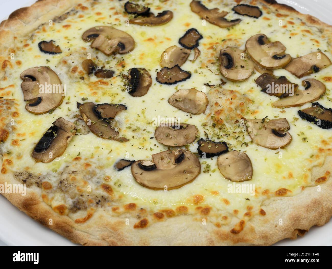 Different Italian pizzas with fresh ingredients Stock Photo - Alamy