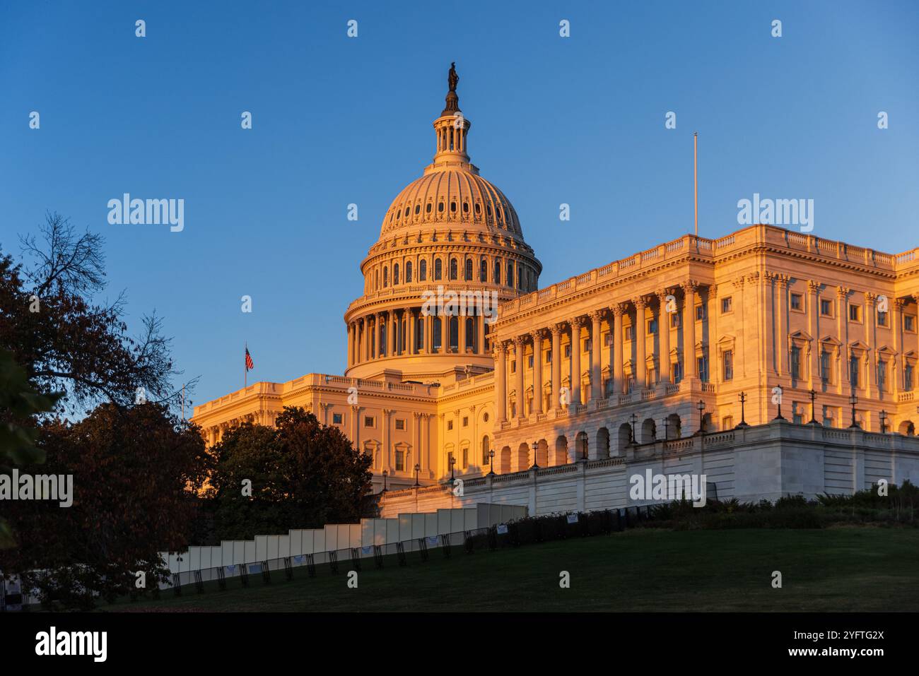 US Capitol building at in the morning sun. Washington DC, USA Stock ...