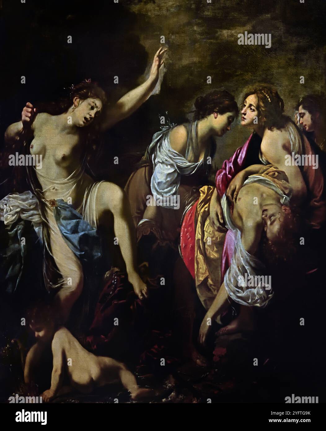 Venus Lamenting the Death of Adonis 1628 Francesco Furini, 1603-1646 ...