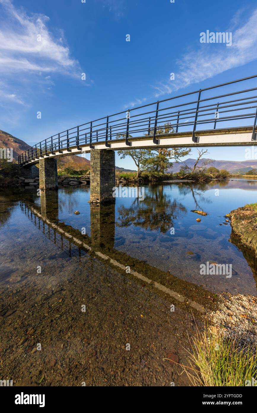 The Chinese Bridge over the River Derwent on the southern shore of ...