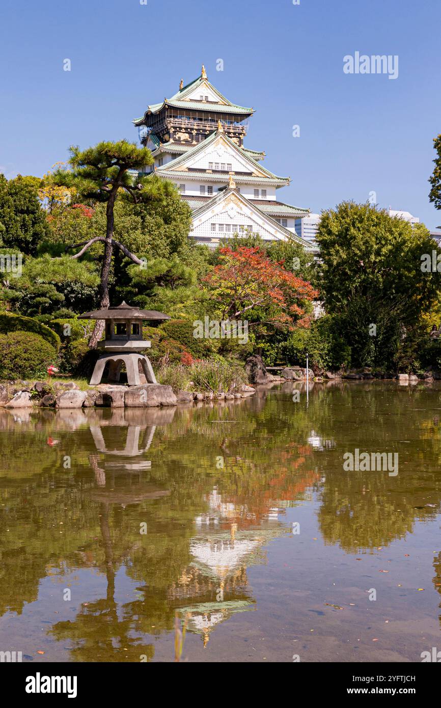 Autumn in Osaka Castle, Osaka, Kansai, Japan Stock Photo - Alamy