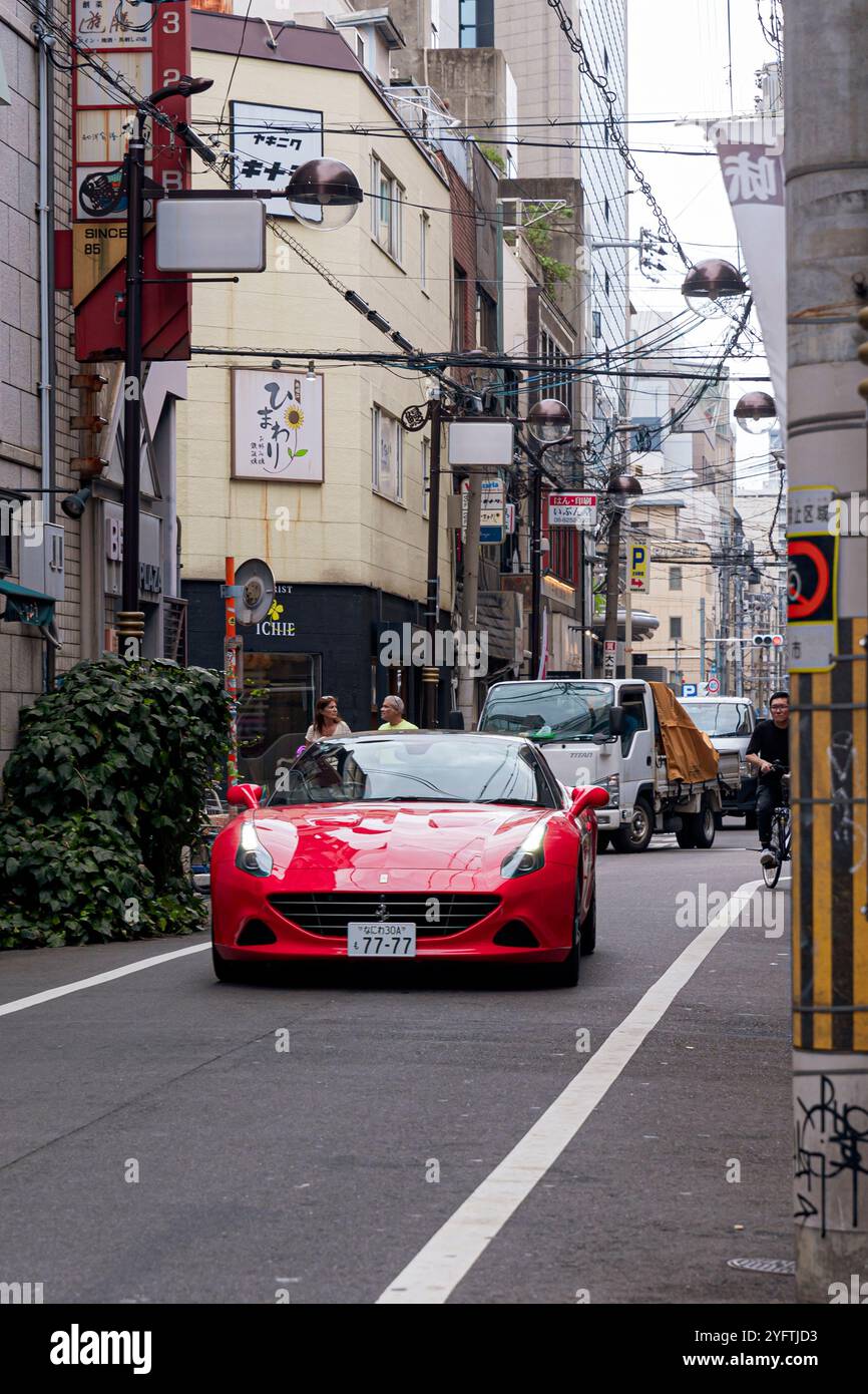 Ferrari in Osaka Street © Giorgia De Dato Stock Photo - Alamy