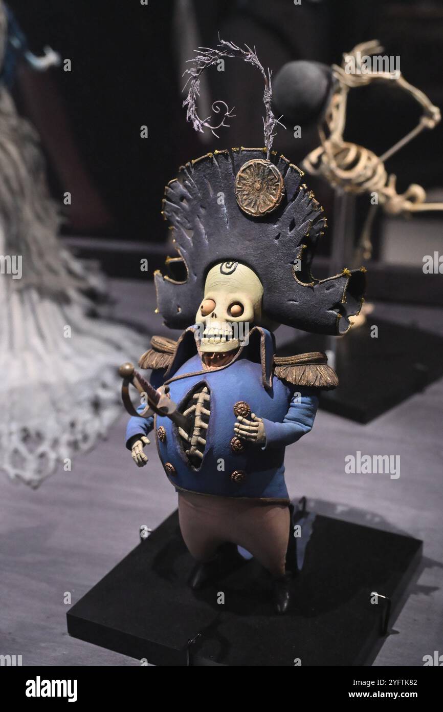 General Bonesapart puppet from Corpse Bride movie by Tim Burton Stock ...