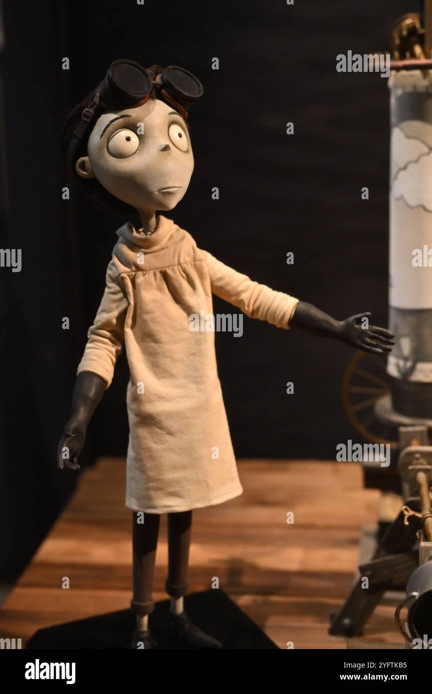 Victor Frankenstein puppet from Frankenweenie by Tim Burton Stock Photo ...