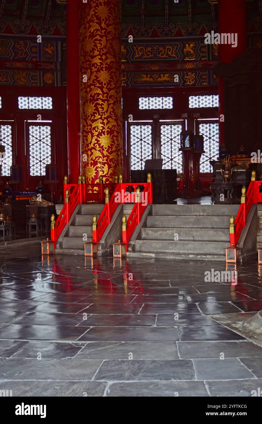 Interior of Temple of heaven, Beiging Stock Photo - Alamy