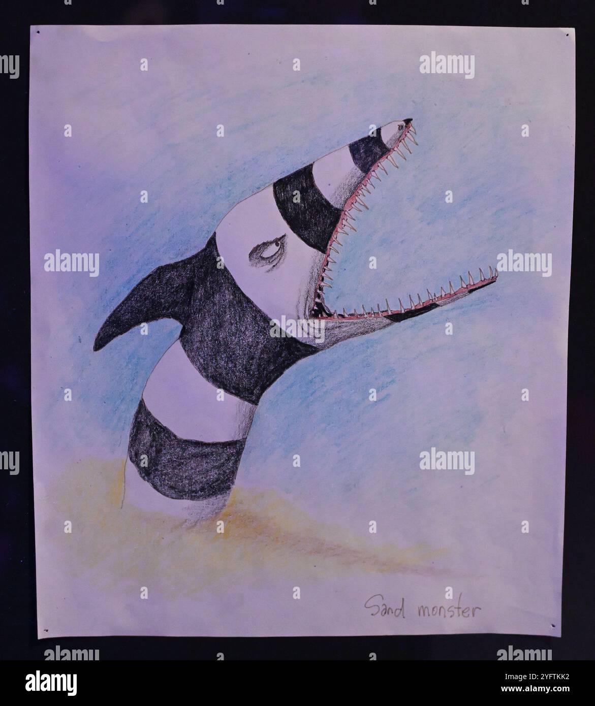 Sandworm concept art from Beetlejuice at The World of Tim Burton ...