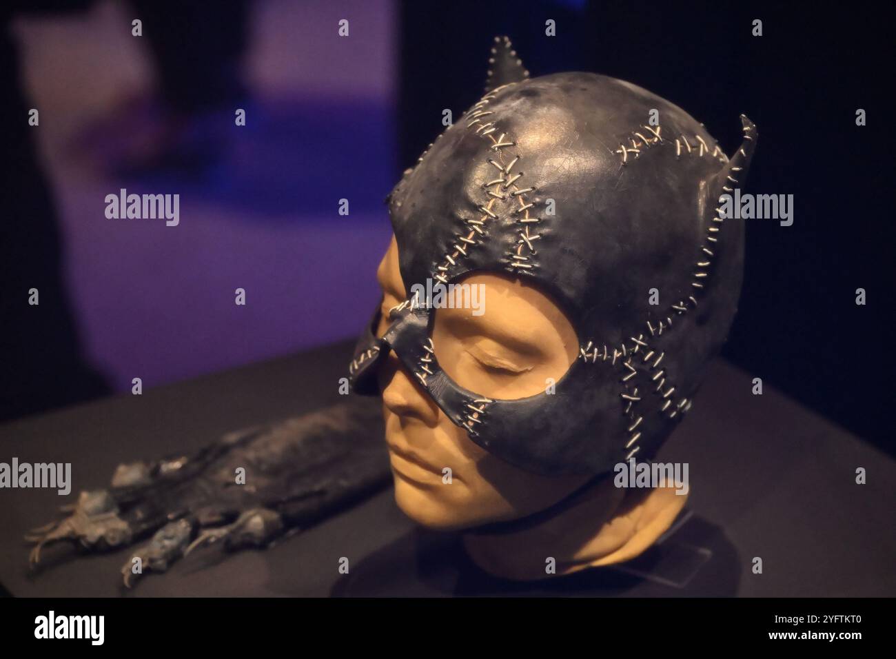 Catwoman mask from Batman Returns at The World of Tim Burton exhibition ...