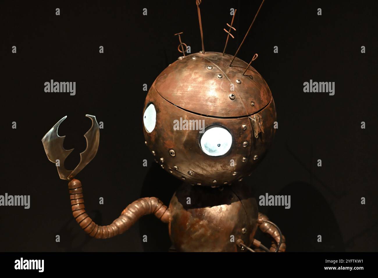 A robot in The World of Tim Burton exhibition Stock Photo - Alamy