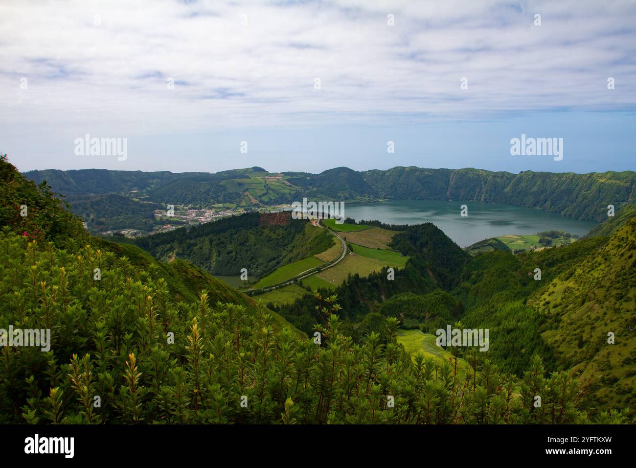 Beautiful lake sete cidades azores hi-res stock photography and images ...