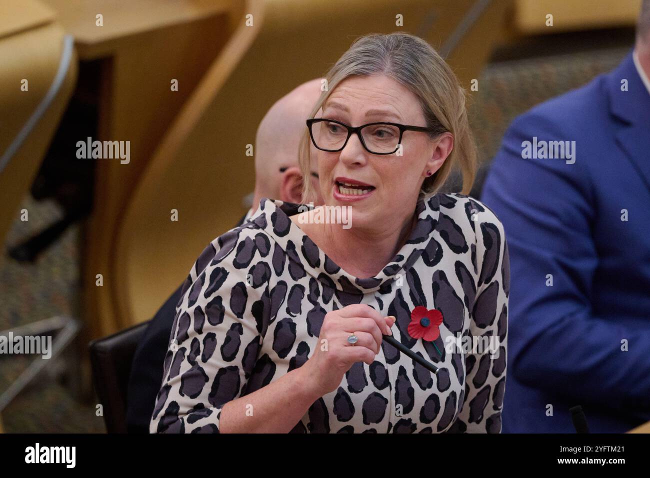 Edinburgh Scotland, UK 05 November 2024. Acting Cabinet Secretary for Net Zero and Energy ...