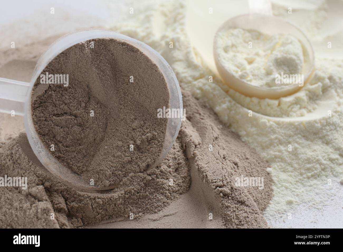 Measuring scoops different powders hi-res stock photography and images ...