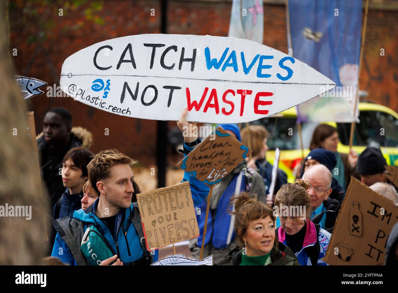 3rd Nov 2024, March for Clean Water, London, UK. March for Clean Water ...