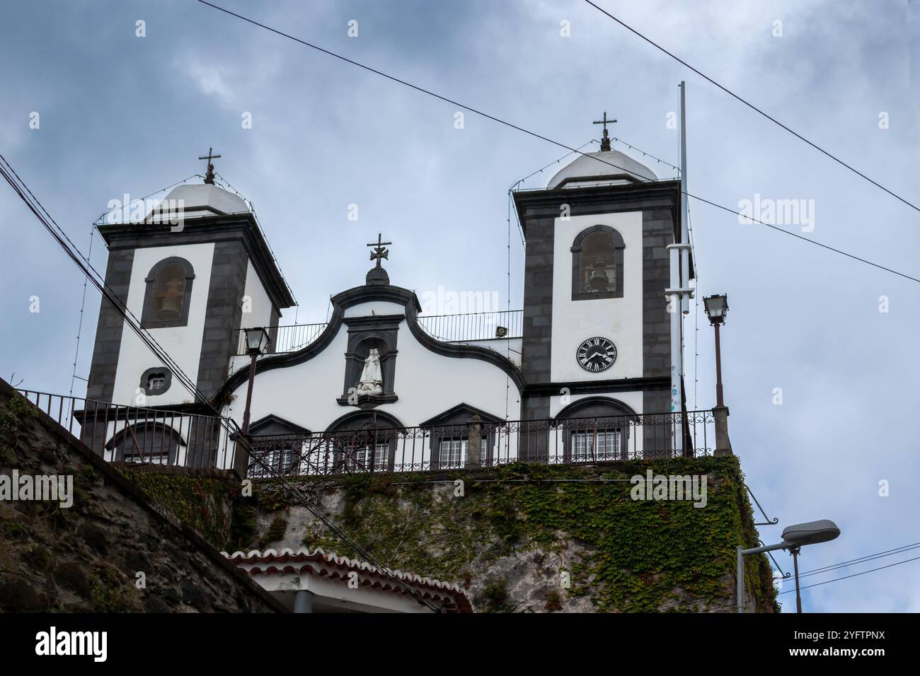 Historical church built on a hill Monte, Igreja de Nossa Senhora do ...