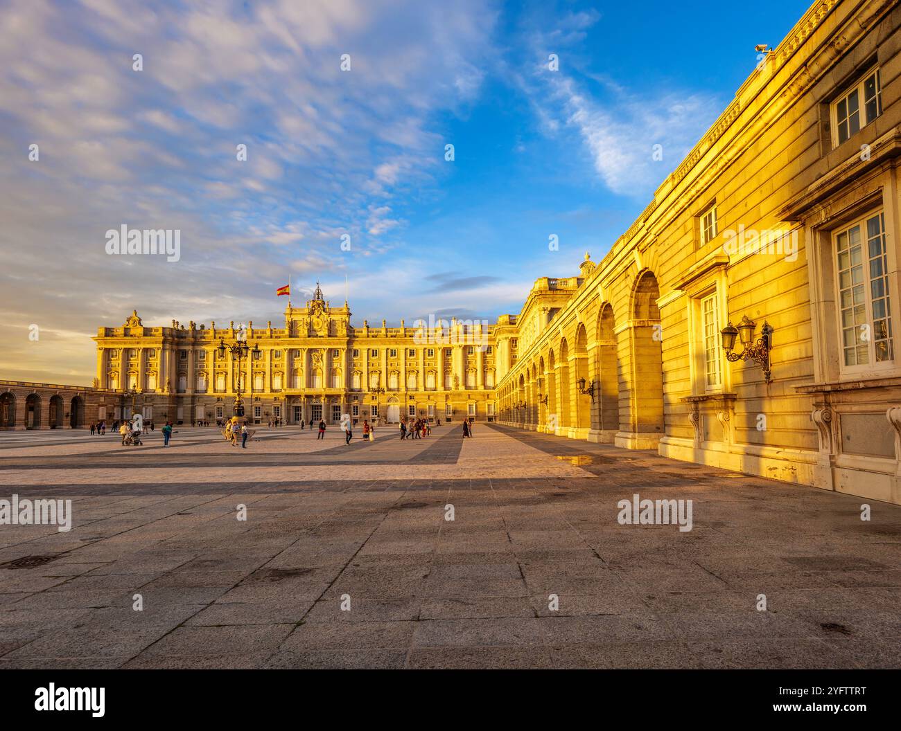 Main facade royal palace hi-res stock photography and images - Alamy