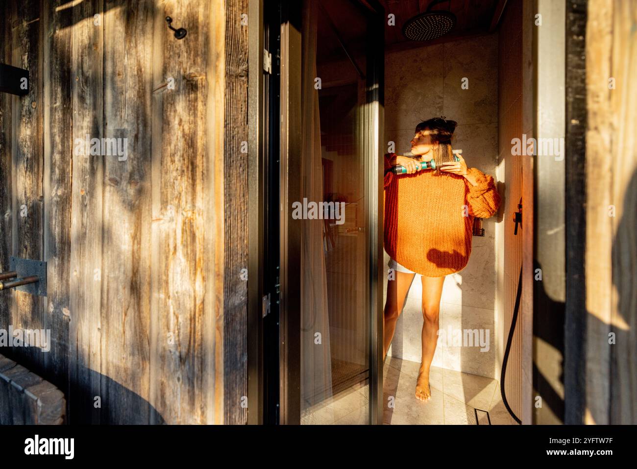 Warm Sunset Reflections Stock Photo - Alamy