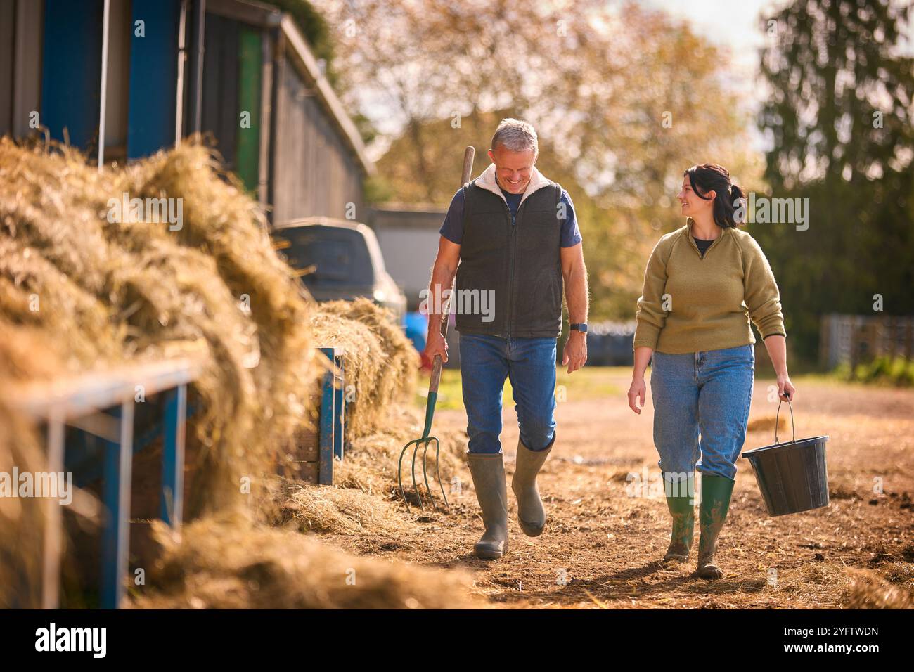 Man walking across yard hi-res stock photography and images - Alamy