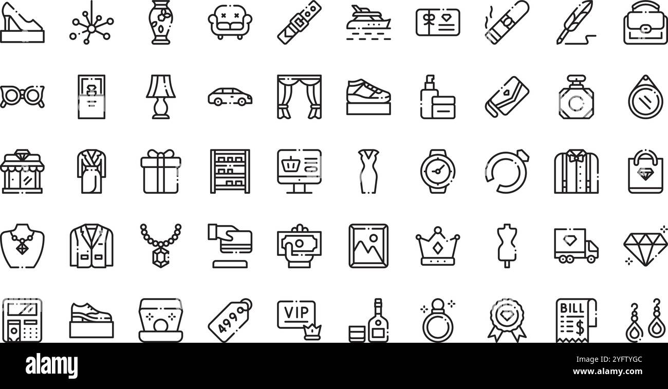 High-Quality Vector Icons Collection with Editable Stroke. Ideal for Professional and Creative ...