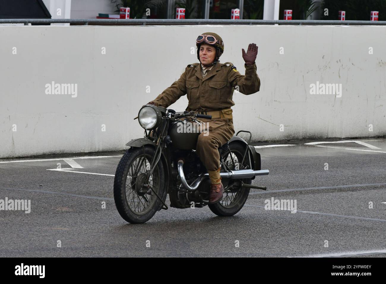 Ex ww2 motorcycle hi-res stock photography and images - Alamy