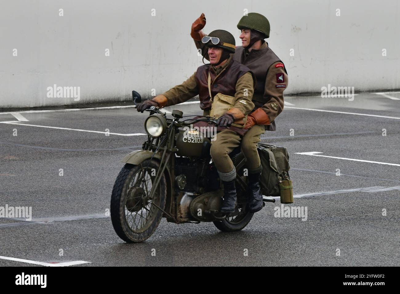 BSA M20, ex-WW2 Motorcycle, D-Day 80th Anniversary Parade, a great ...