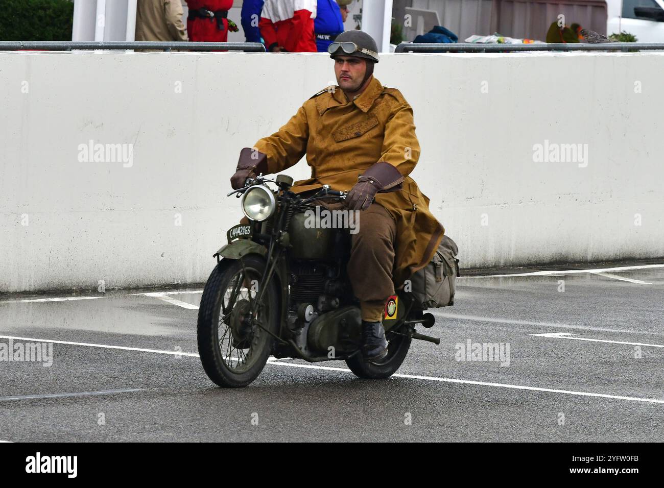 Ex ww2 motorcycle hi-res stock photography and images - Alamy