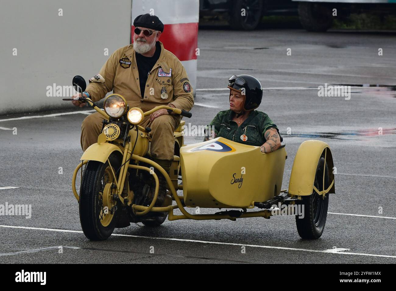 Phil Harrison, Harley-Davidson U1200 Sidecar Combo, Sandy, D-Day 80th ...