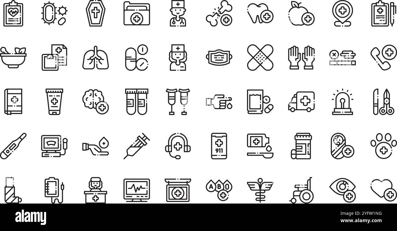 High-Quality Vector Icons Collection with Editable Stroke. Ideal for Professional and Creative ...