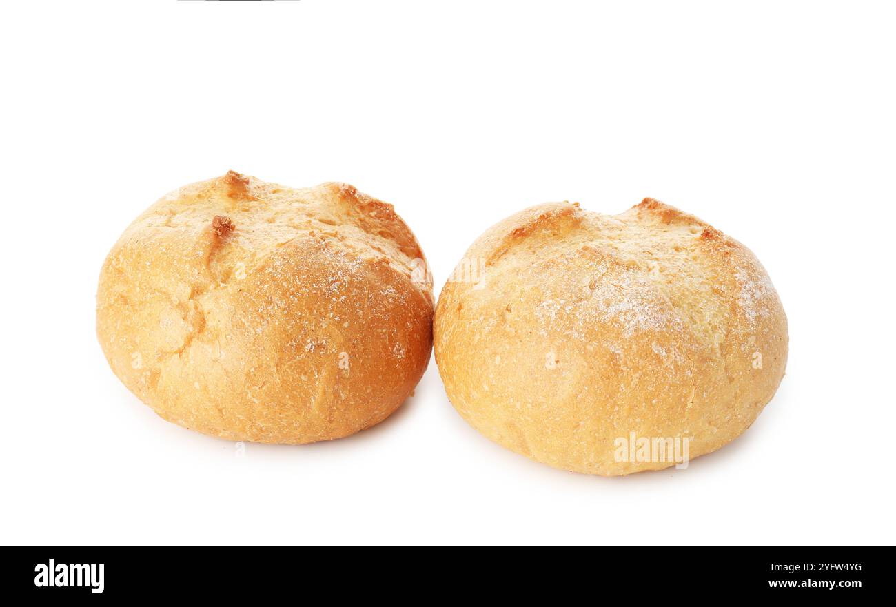 Two fresh homemade buns hi-res stock photography and images - Alamy