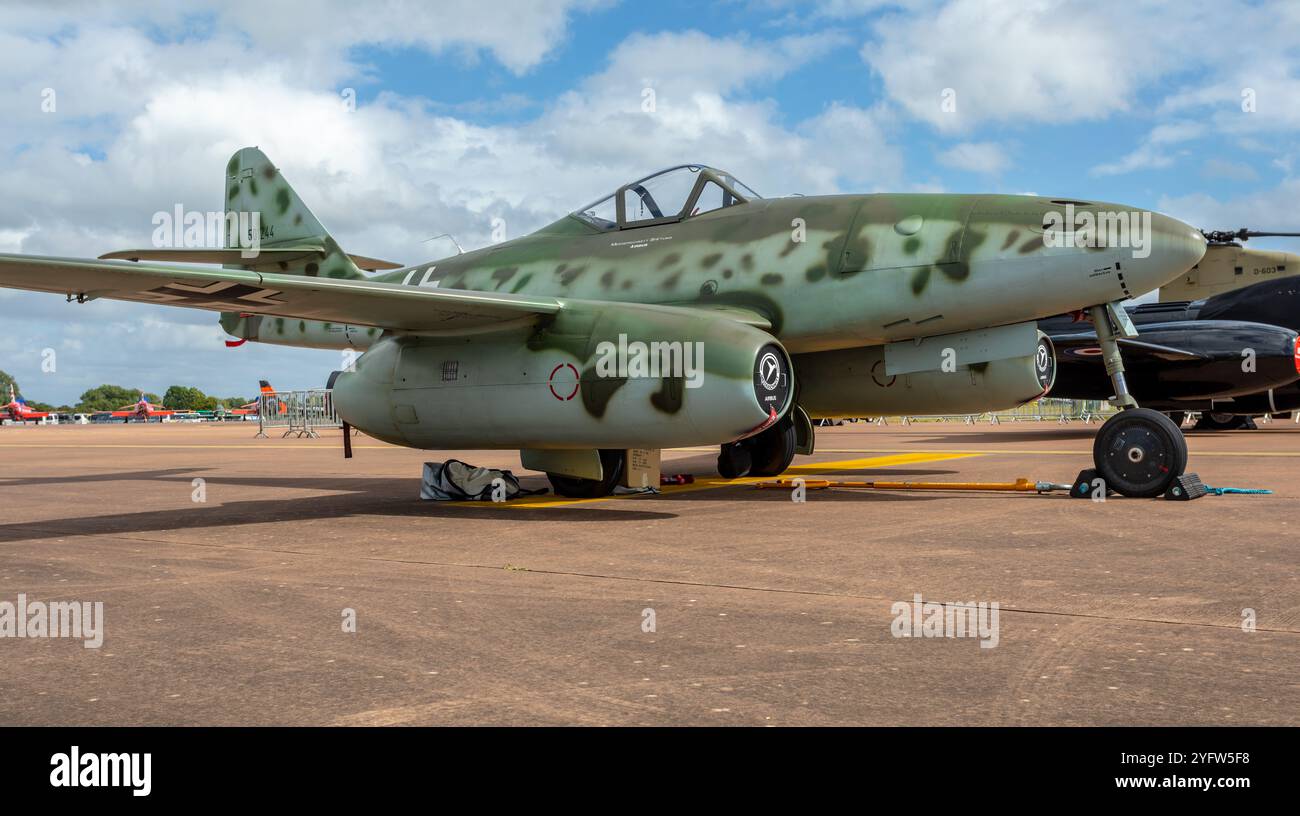 The Messerschmitt Me 262, nicknamed Schwalbe - first jet fighter Stock ...