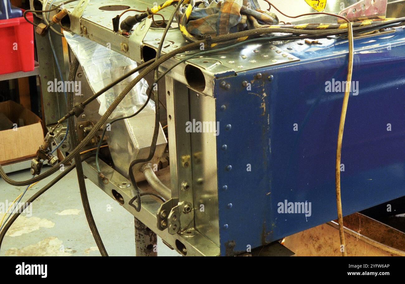 Brabham BT40 f2 racing car undergoing renvation in private, amateur ...