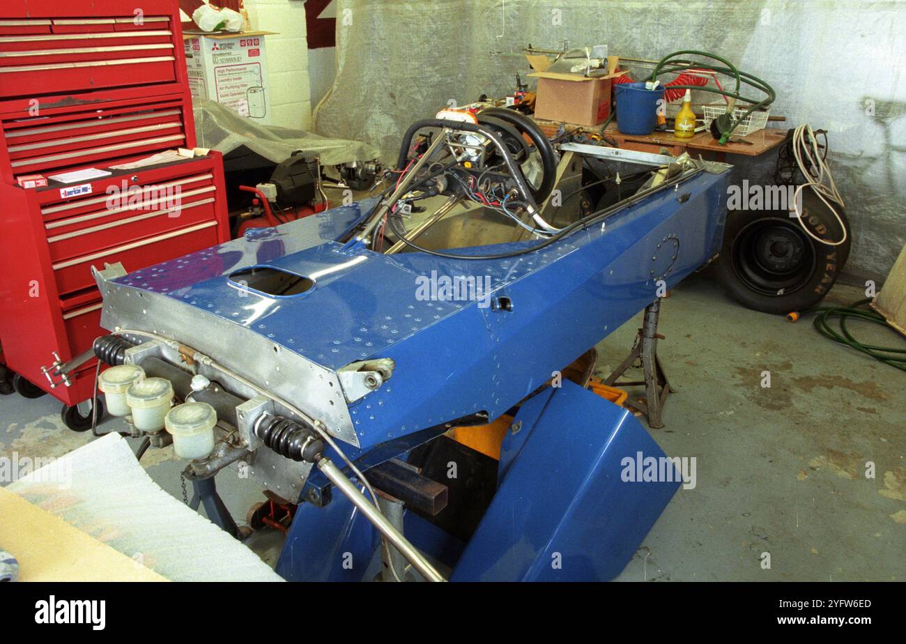 Classic 1973 Brabham F2 BT40 single seater racing car during renovation ...
