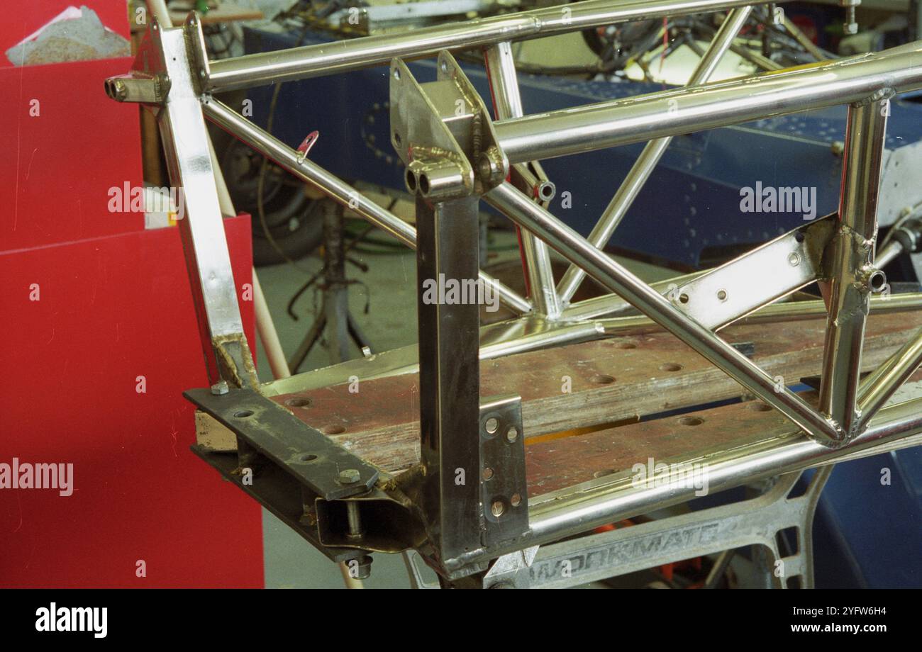 Classic 1973 Brabham F2 BT40 single seater racing car during renovation ...