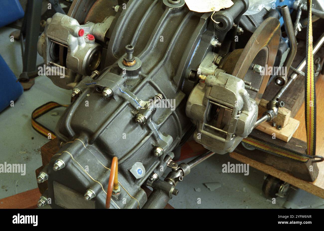 Classic 1973 Brabham F2 BT40 single seater racing car during renovation ...