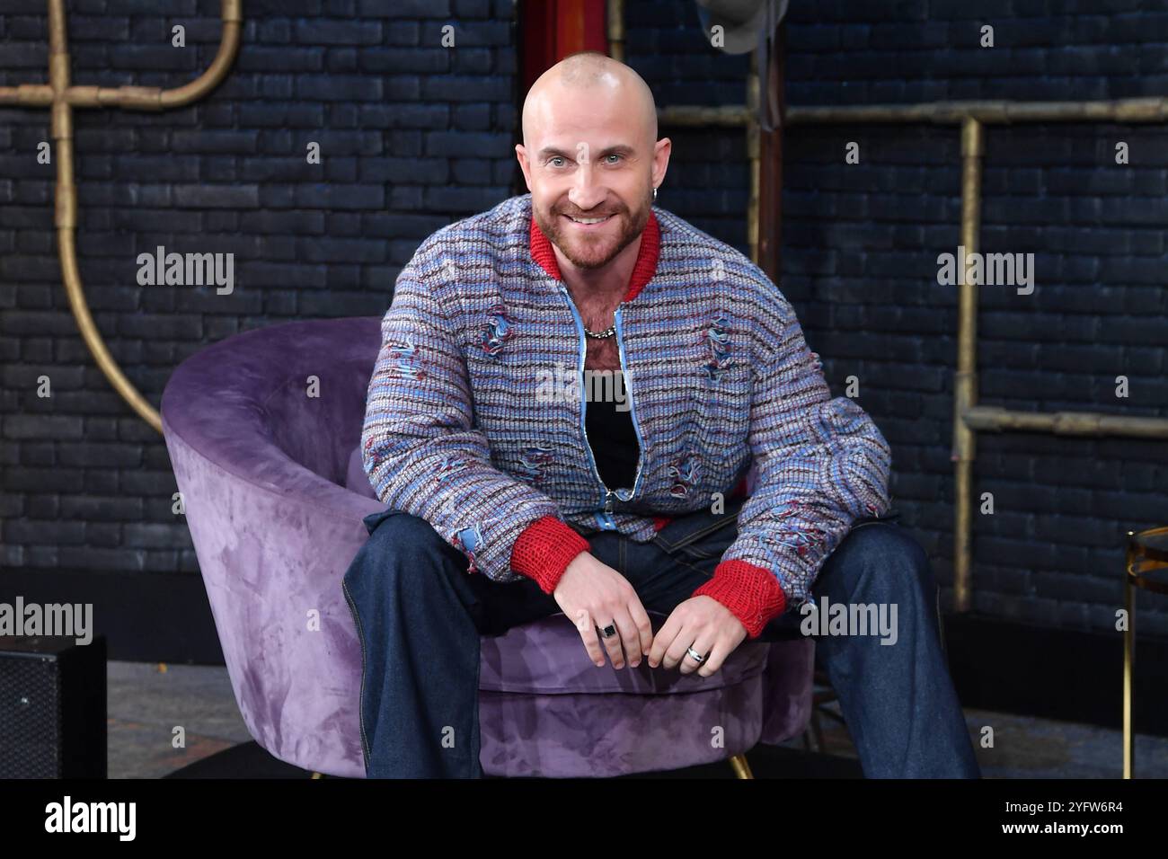 Rome: Rai Studios ex Dear. Transmission "Ciao Maschio". In the photo ...