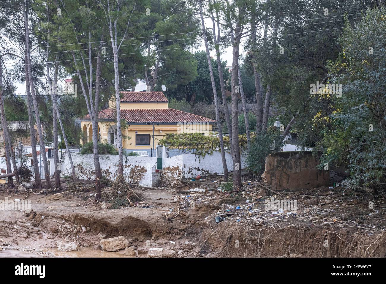 images of the devastation of the flood in Valencia (DANA) caused by ...