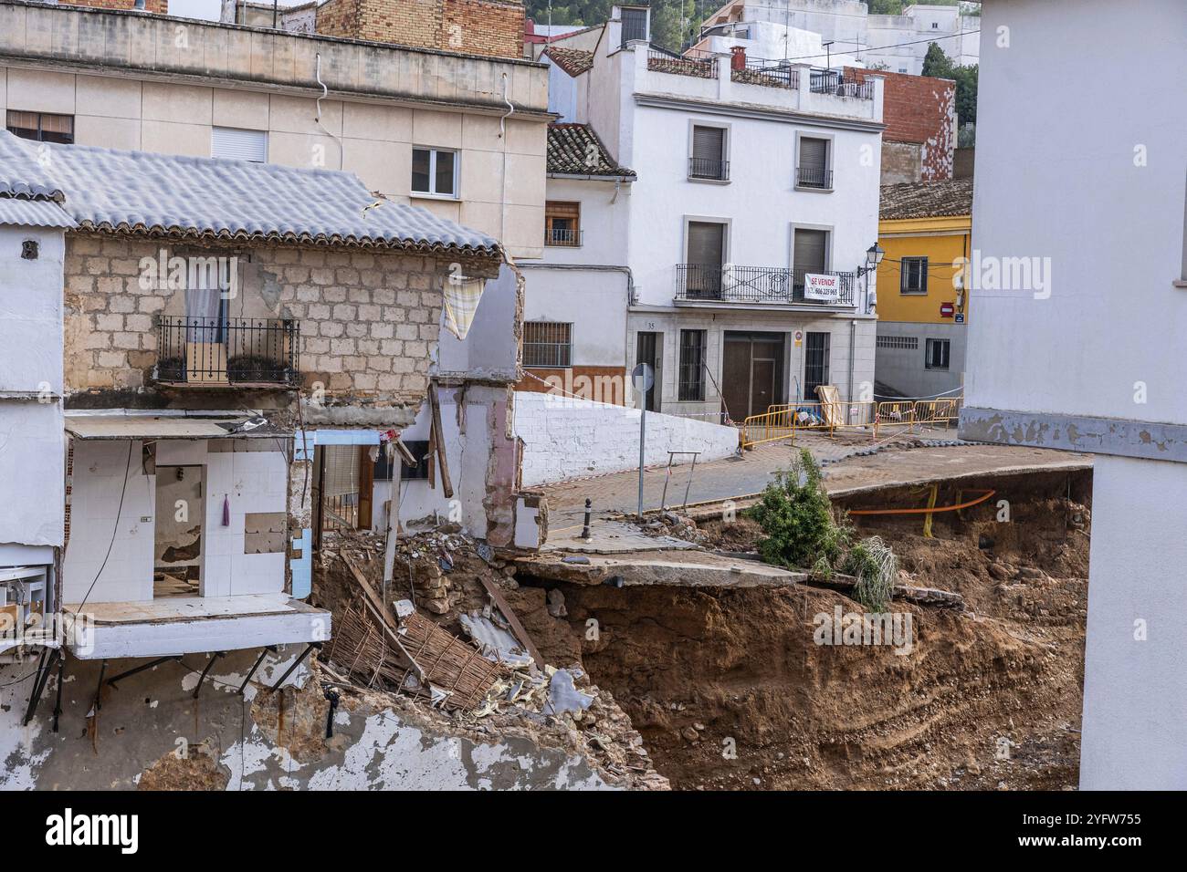 images of the devastation of the flood in Valencia (DANA) caused by ...