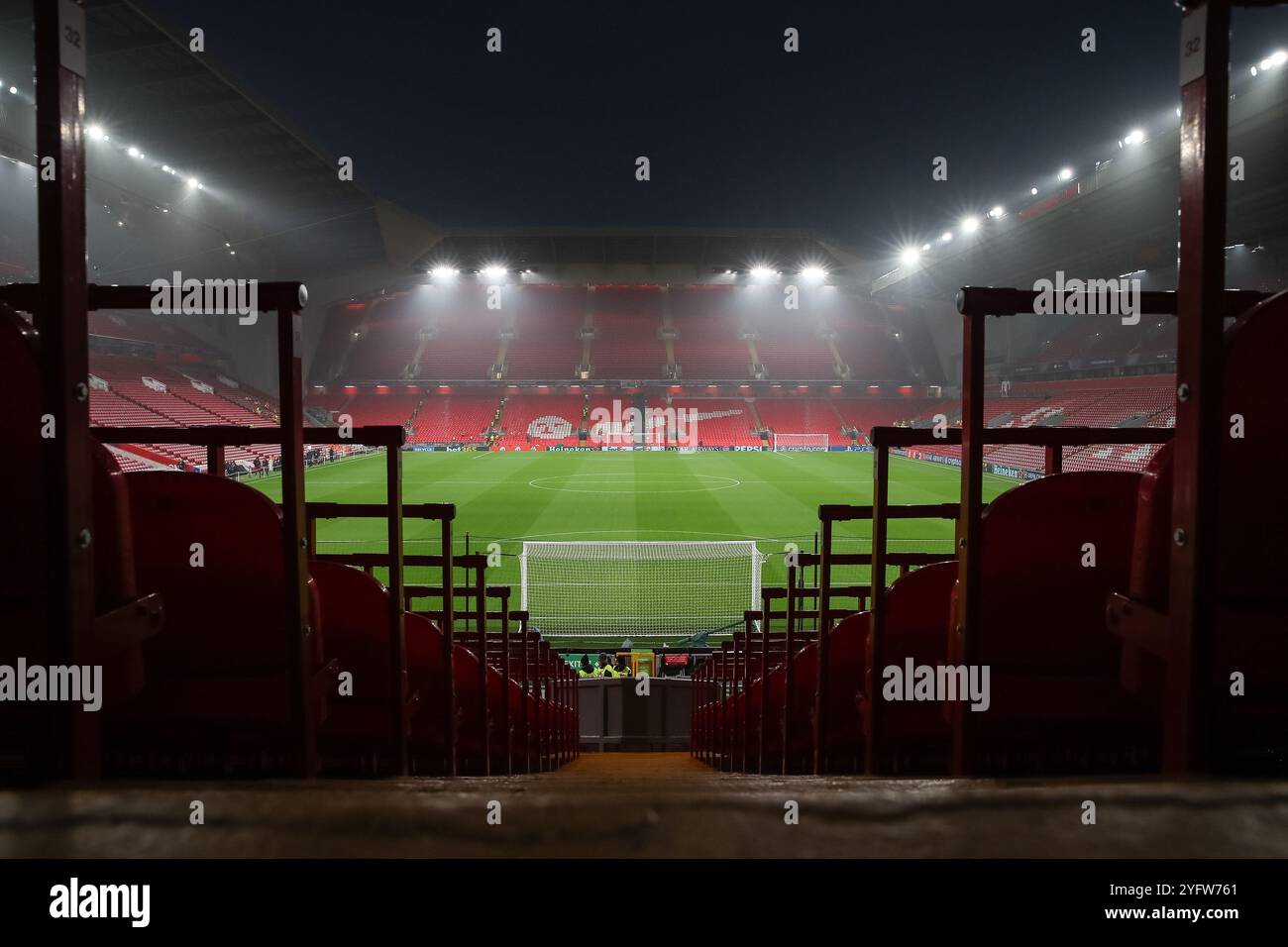 A general view of Anfield during the UEFA Champions League, League ...