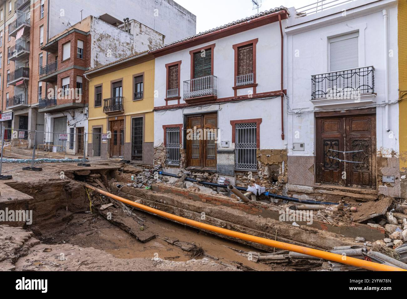 images of the devastation of the flood in Valencia (DANA) caused by ...