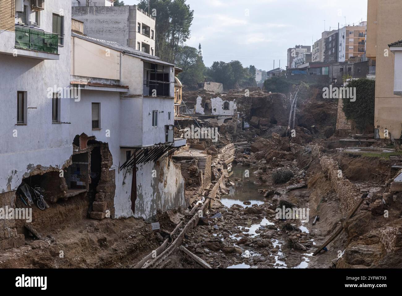 images of the devastation of the flood in Valencia (DANA) caused by ...