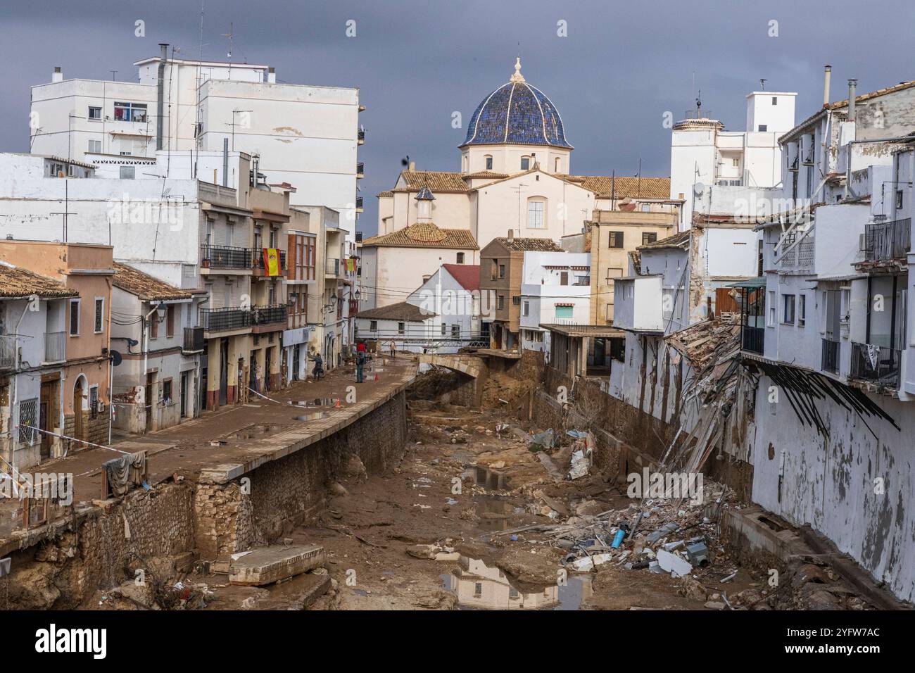 images of the devastation of the flood in Valencia (DANA) caused by ...