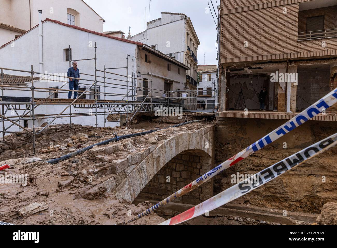 images of the devastation of the flood in Valencia (DANA) caused by ...