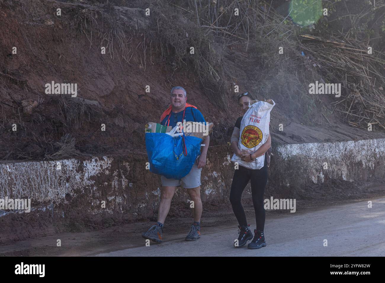 images of the devastation of the flood in Valencia (DANA) caused by ...