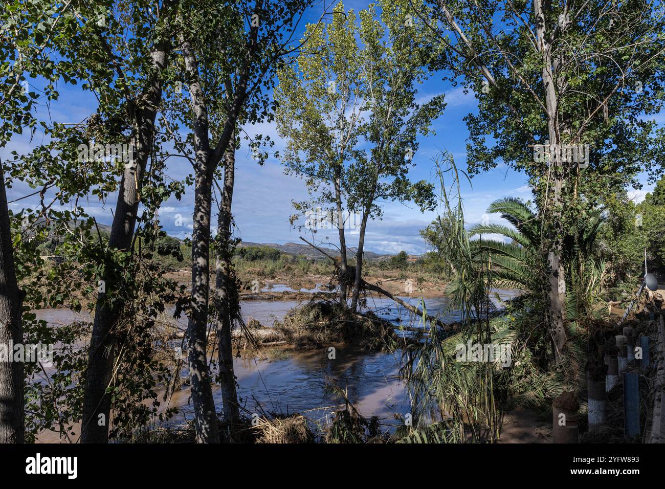 images of the devastation of the flood in Valencia (DANA) caused by ...