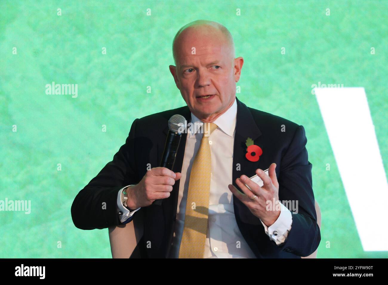 Lord Hague speaks at the 2024 United for Wildlife Global Showcase at ...