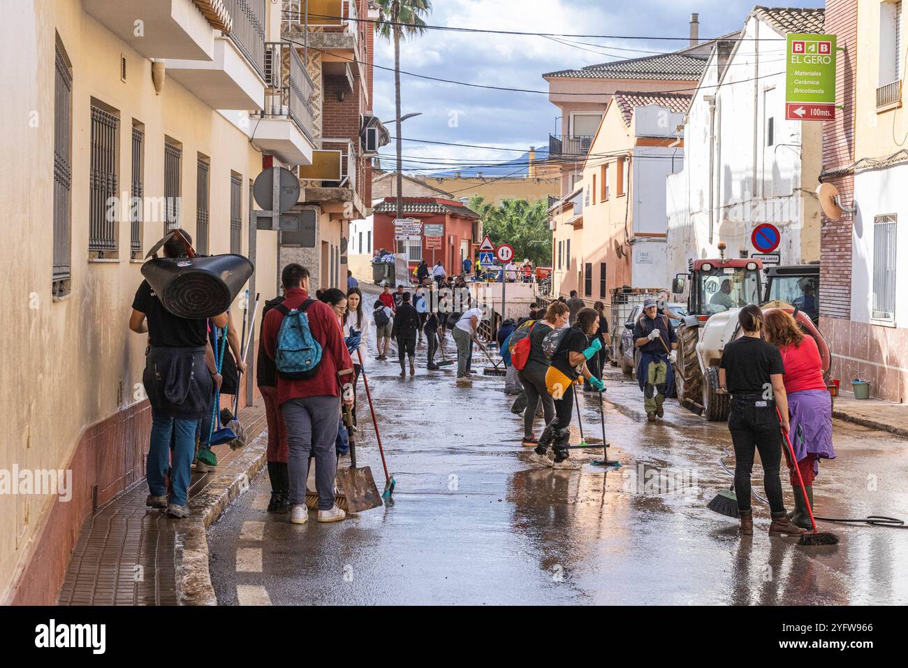 images of the devastation of the flood in Valencia (DANA) caused by ...
