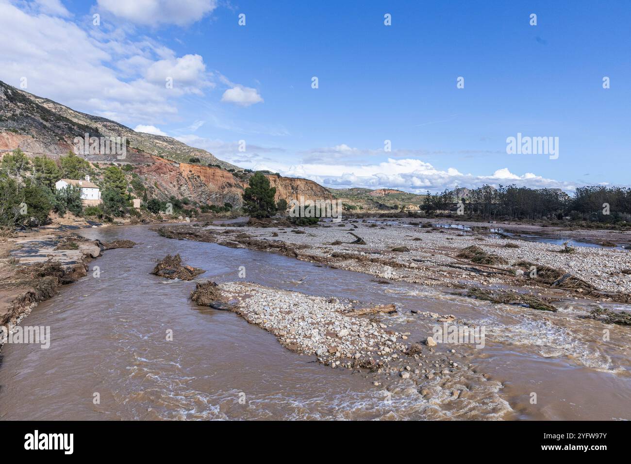 images of the devastation of the flood in Valencia (DANA) caused by ...