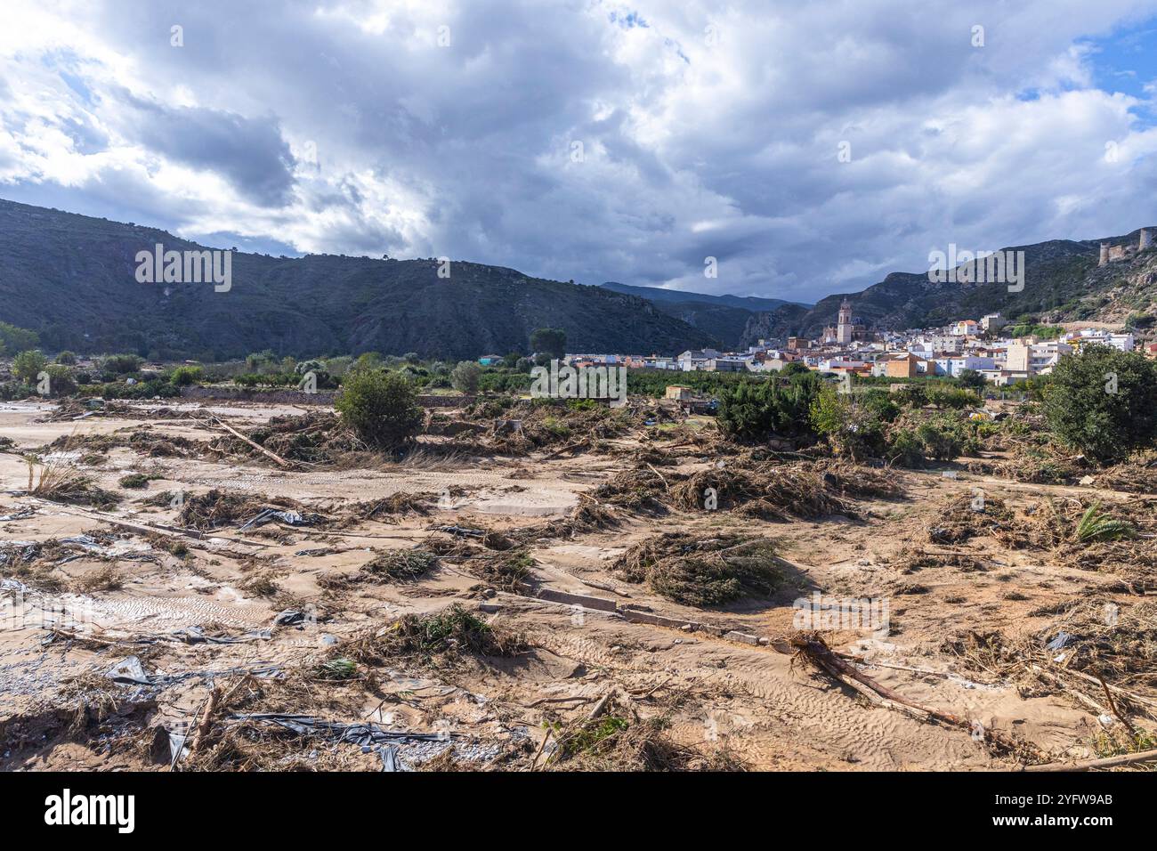 images of the devastation of the flood in Valencia (DANA) caused by ...