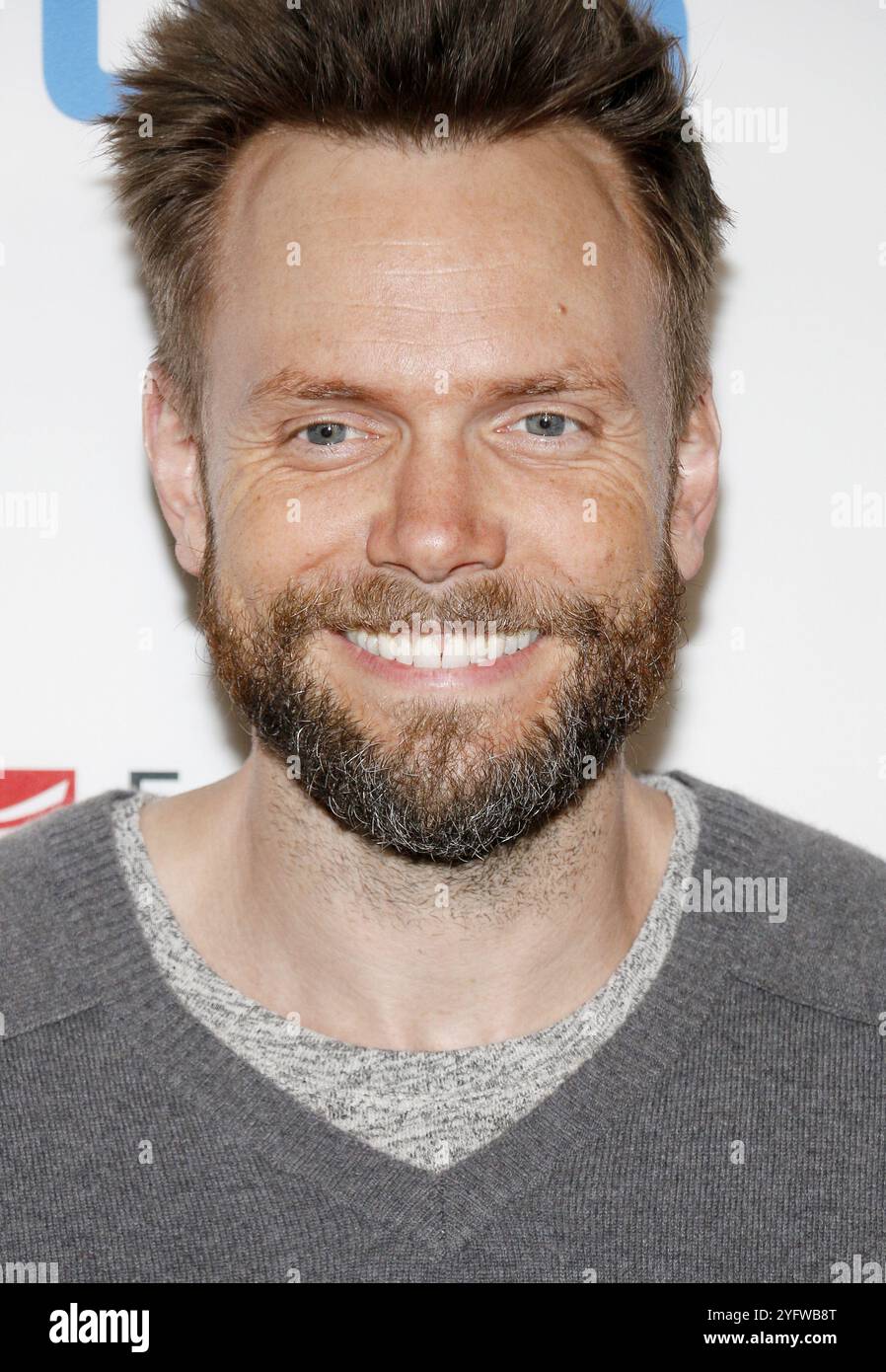 Joel McHale at the Los Angeles premiere of 'The Confirmation' held at ...