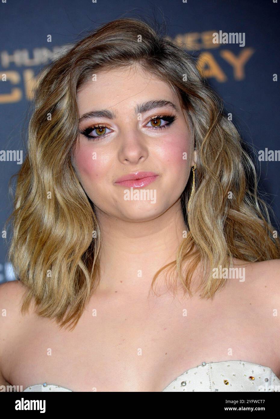 Willow Shields at the Los Angeles premiere of 'The Hunger Games ...