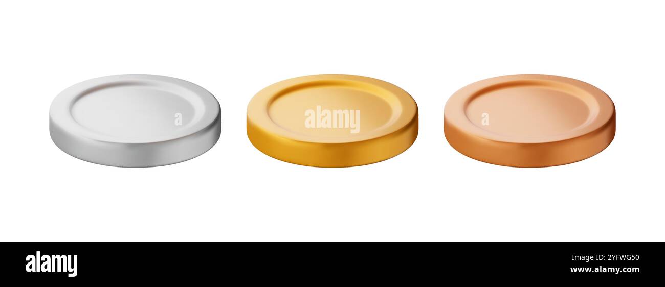 Metal coin Cut Out Stock Images & Pictures - Alamy